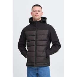 Steppjacke Blend "BHEvian", Herren, Gr. XL, schwarz, Steppware, 100% Polyester, colorblocking, Basic, normal normal, ohne Ausschnitt, elastischer Bund, Jacken Steppjacke, Klassische Steppjacke mit Taschen