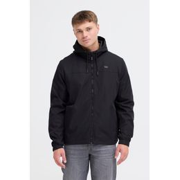 Windbreaker Blend "BHEfika", Herren, Gr. XL, schwarz, 100% Polyester, unifarben, normal normal, hoch geschlossener Ausschnitt, elastischer Bund, Jacken Windbreaker, Klassischer Windbreaker mit Kapuze
