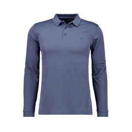 Poloshirt Ragman, Herren, Gr. L, blau (azur), Baumwollmischung, regular fit, ohne Ausschnitt, Shirts