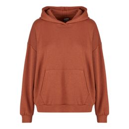 Kapuzenpullover Urban Classics "Urban Classics Ladies Light Terry Oversized Hoodie", Damen, Gr. L, lightrust, 70% Baumwolle, 30% Polyester, unifarben, oversize, ohne Ausschnitt, Pullover Kapuzenpullover