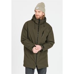 Parka WHISTLER "Bellway", Herren, Gr. M, braun (khaki), 100% Polyester, unifarben, normal, ohne Ausschnitt, Jacken Parka, mit 10.000 mm Wassers&auml;ule