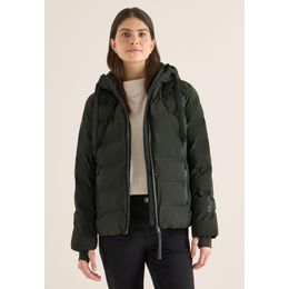 Steppjacke Cecil, Damen, Gr. XXL (46), olive wood, Stoff, Obermaterial: 100% Nylon; Futter: 100% Polyester; F&uuml;llung: 100% Polyester, unifarben, normal normal, ohne Ausschnitt, elastischer Bund, Jacken Steppjacke, mit Kapuze mit Tunnelzugband