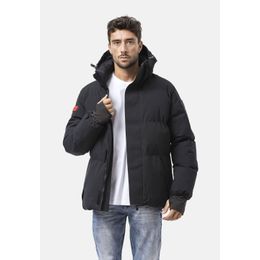 Cipo & Baxx Winterjacke CIPO & BAXX "CM228", Herren, Gr. M, schwarz, 100% Polyester, unifarben, figurumspielend normal, Jacken Winterjacke, sportlich, warm & ideal f&uuml;r Snowboard-Fahrer