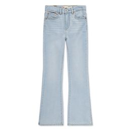 Bootcut-Jeans LEVI'S KIDS "LVG 726 HIGH RISE FLARE JEANS", M&auml;dchen, Gr. 10 (140), N-Gr, ever afternoon, Denim/Jeans, Obermaterial: 82% Baumwolle, 16% Polyester, 2% Elasthan, bootcut fit, Jeans, for GIRLS