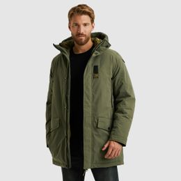 PME-Legend Parka PME LEGEND, Herren, Gr. XXL, dusty olive, Web, Obermaterial: 100% Nylon, unifarben, normal ca. Mitte Oberschenkel, Rundhals, B&uuml;ndchen, Jacken Parka, mit Kapuze