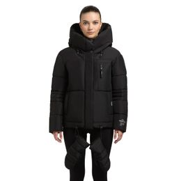 Khujo Damen Steppjacke "PEEKE2"schwarz, Gr. S, unifarben, Steppware, Obermaterial: 100% Polyester. Futter: 100% Nylon. Wattierung: 100% Polyester,