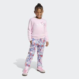 Trainingsanzug adidas originals "CREW SET", Jungen, Gr. 104, clear pink, Obermaterial: 70% Baumwolle, 30% Polyester, Sportanz&uuml;ge Trainingsanzug