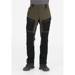 Cargohose WHISTLER "Kodiak", Herren, Gr. XXL, US-Gr&ouml;&szlig;en, dunkelgr&uuml;n, schwarz, 94% Polyamid, 6% Elasthan, mehrfarbig, lang, Hosen Cargohose, mit verstellbarem Bund