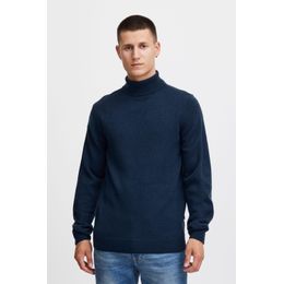 Rollkragenpullover Blend "BHPullover", Herren, Gr. XXL, blau (marineblaus), Feinstrick, 85% Polyacryl, 15% Wolle, unifarben, regular fit, Pullover Rollkragenpullover, Stilvoller Strickpullover mit Rollkragen