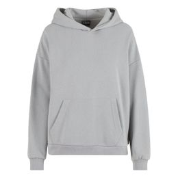 Kapuzenpullover Urban Classics "Urban Classics Ladies Light Terry Oversized Hoodie", Damen, Gr. XL, lightasphalt, 70% Baumwolle, 30% Polyester, unifarben, oversize, ohne Ausschnitt, Pullover Kapuzenpullover