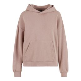 Kapuzenpullover Urban Classics "Urban Classics Ladies Light Terry Oversized Hoodie", Damen, Gr. L, duskrose, 70% Baumwolle, 30% Polyester, unifarben, oversize, ohne Ausschnitt, Pullover Kapuzenpullover