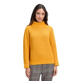 Strickpullover Cartoon "Damen mit Stehkragen", Damen, Gr. 38, orange, Obermaterial: 100% Polyester, figurumspielend normal, Rundhals, Pullover Strickpullover