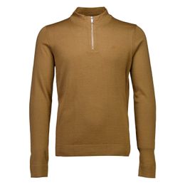 Strickpullover LINDBERGH "LINDBERGH Strickpullover", Herren, Gr. M, camel, Obermaterial: 50% Polyacryl, 50% Schurwolle, Pullover Strickpullover