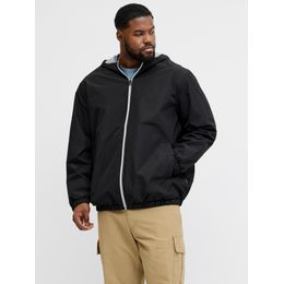 Jack & Jones PlusSize Blouson "JJJAKE LIGHT JACKET PLS", Damen, Gr. 4XL, schwarz, Web, Obermaterial: 100% Polyester, JACK & JONES PLUSSIZE, unifarben, regular fit, Jacken Blouson