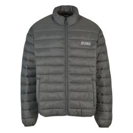 Allwetterjacke Karl Kani "Karl Kani Karl Kani Sport Patch Light Puffer Jacket", Damen, Gr. M, anthrazit, 100% Polyester, mehrfarbig, normal, amerikanischer Ausschnitt, Jacken
