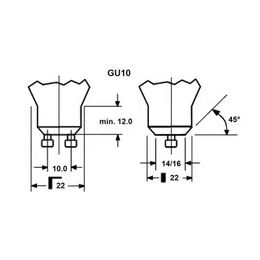 Sylvania LED-Leuchtmittel SUPERIA RETRO ES50 GU10 4,8 W 930 450lm 36&deg;