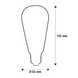 Segula LED Elegant Line E27 5W Rustika 2.200 K Filament dim