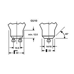 Sylvania LED-Leuchtmittel SUPERIA RETRO ES50 GU10 4,6 W 940 620lm 36&deg;