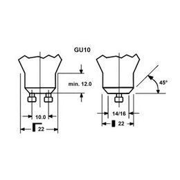 Sylvania LED-Leuchtmittel SUPERIA RETRO ES50 GU10 4,8 W 965 475lm 36&deg;