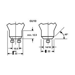 Sylvania LED-Leuchtmittel SUPERIA RETRO ES50, GU10 3,7W 940 360lm 36&deg;