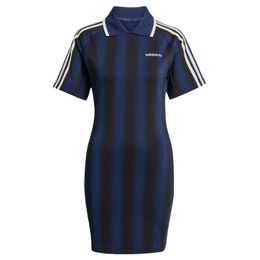 adidas originals Kleid 'Football Inspired Graphic' Damen Gr&ouml;&szlig;e 42/44 marine / schwarz / wei&szlig; Winterkleid