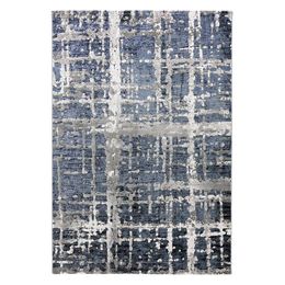 deco Rugs & Carpet Kurzflor-Teppich "Double" in Blau - 60% | Gr&ouml;&szlig;e 133x190 cm |
