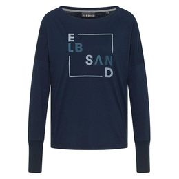 ELBSAND Longsleeve "Iruna" in Dunkelblau - 47% | Gr&ouml;&szlig;e S | Damen-tops