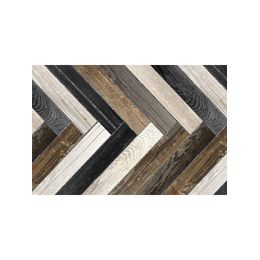 deco Rugs & Carpet Vinyl-Teppich in Braun/ Grau - 64% | Gr&ouml;&szlig;e 50x300 cm |