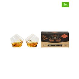 Gentleman's Hardware Gentlemen's Hardware 2er-Set: Whiskygl&auml;ser in Transparent - 230 ml - 10% | Gedeckter-tisch