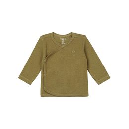 Noppies Wickel-Longsleeve "Guaro" in Khaki - 40% | Gr&ouml;&szlig;e 68 | Baby-shirts