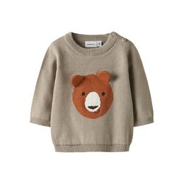name it Pullover "Berrys" in Beige - 44% | Gr&ouml;&szlig;e 56 | Baby-pullover-cardigans