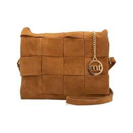 Mia Tomazzi Leder-Umh&auml;ngetasche "Empoli" in Cognac - (B)23 x (H)17 x (T)5 cm - 75% | Damen-taschen