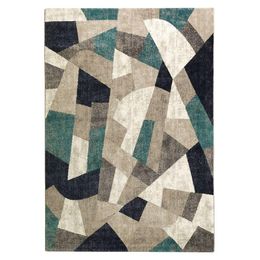 deco Rugs & Carpet Kurzflor-Teppich "Milano" in Gr&uuml;n/ Beige - 62% | Gr&ouml;&szlig;e 110x170 cm |