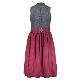 Almsach Dirndl in Dunkelblau/ Rot - 50% | Gr&ouml;&szlig;e 38 | Damen-dirndl