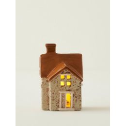 Bella Maison Dekoobjekt mit LED-Beleuchtung in Beige/ Braun- (B)8 x (H)12 x (T)8 cm - 42% | Lichterketten-dekobeleuchtung