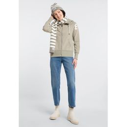 ELBSAND Sweatjacke "Kalea" in Beige - 56% | Gr&ouml;&szlig;e XS | Damen-sweatshirts-jacken