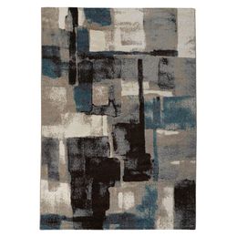 deco Rugs & Carpet Kurzflor-Teppich "Decora" in Blau/ Grau - 63% | Gr&ouml;&szlig;e 80x150 cm |