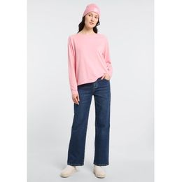 ELBSAND Longsleeve "Tira" in Rosa - 48% | Gr&ouml;&szlig;e XS | Damen-tops