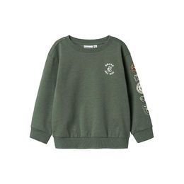 name it Sweatshirt "Olaf" in Gr&uuml;n - 41% | Gr&ouml;&szlig;e 104 | Kinder-sweatshirts-jacken