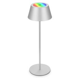Briloner RGB-LED-Tischleuchte in Silber - EEK G (A bis G) - 69% | Tischleuchten