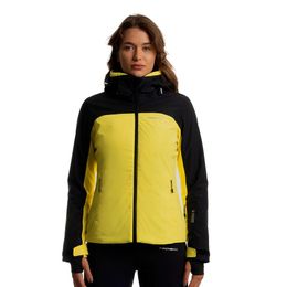 Fischer Ski-/ Snowboardjacke in Gelb/ Schwarz - 54% | Gr&ouml;&szlig;e M | Damen-outdoorjacken
