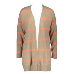miss goodlife Cardigan in Beige/ Orange - 85% | Gr&ouml;&szlig;e L | Damen-pullover-cardigans