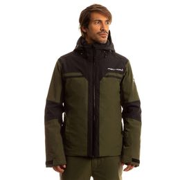 Fischer Ski-/ Snowboardjacke in Khaki/ Schwarz - 62% | Gr&ouml;&szlig;e S | Herren-outdoorjacken