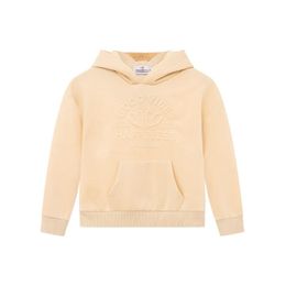 Zwillingsherz Hoodie "Happiness Vibes" in Beige - 52% | Gr&ouml;&szlig;e 110/116 | Kinder-sweatshirts-jacken