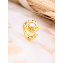 L'Atelier de Gaia Vergold. Ring mit Perle - 79% | Schmuck