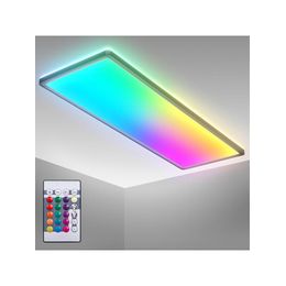 Briloner RGB-LED-Deckenleuchte in Schwarz - EEK D (A bis G) - 49% | Haengeleuchten-deckenleuchten