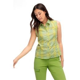 Maier Sports Funktionshemd "Paloma" in Gr&uuml;n/ Gelb - 61% | Gr&ouml;&szlig;e 40 | Damen-outdoor-tops-shirts
