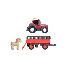 DICKIE TOYS Traktor "Massey Ferguson Animal Trailer" - ab 12 Monaten - 33% | Baby-fahrzeuge