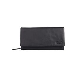 Bellicci Leder-Geldb&ouml;rse "Olena" in Schwarz - (B)19 x (H)9,5 x (T)3,5 cm - 33% | Portemonnaies-etuis