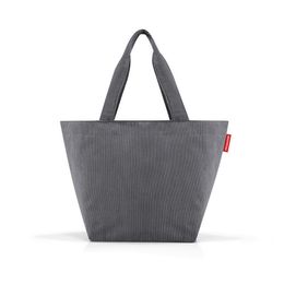 Reisenthel Einkaufstasche Shopper M cord magnet exclusive, Dunkelgrau, Textil, 15 L, 51x30.5x26 cm, gro&szlig;es Hauptfach, Freizeit, Koffer & Taschen, Einkaufstaschen